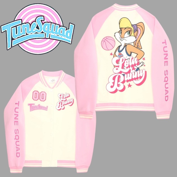 Space Jam | Jackets & Coats | Space Jam Lola Bunny Varsity Sweatshirt ...